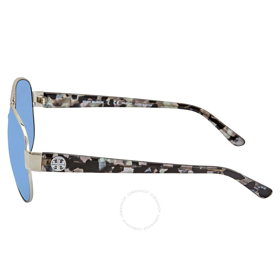Tory Burch Blue Flash Aviator Ladies Sunglasses TY6057 324322 60 - Tory ...
