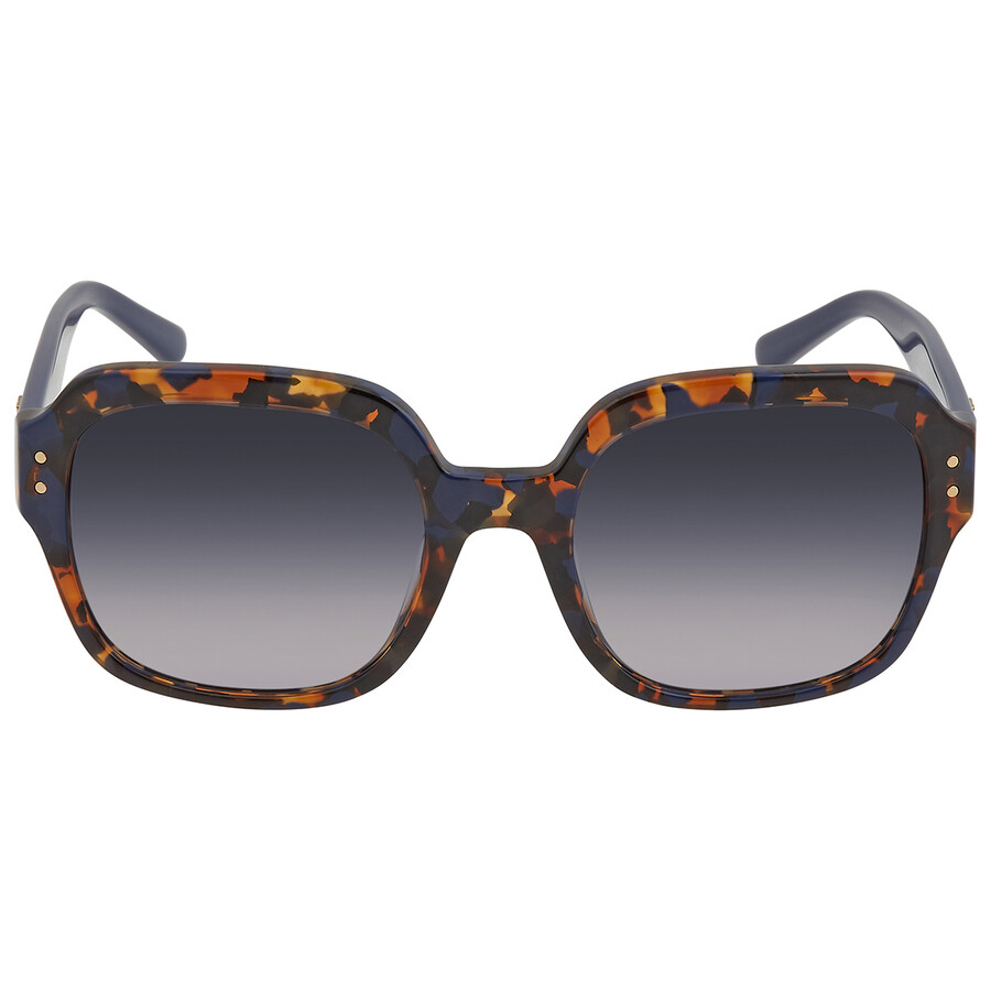 Tory Burch Blue Gray Gradient Square Ladies Sunglasses TY7143U 18814L 56 725125373968 ...