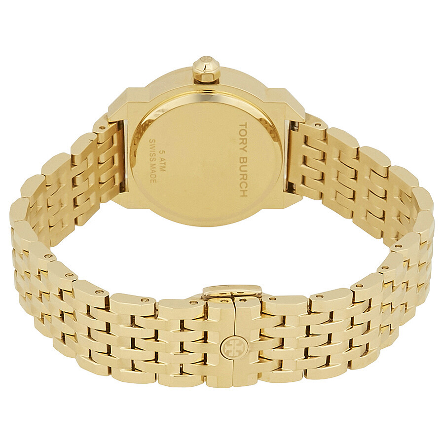 Tory Burch Whitney White Dial Gold-Tone Stainless Steel Ladies Watch ...