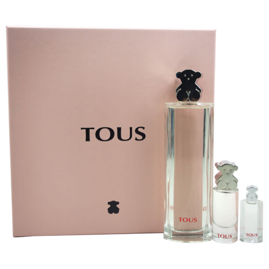 Tous Silver by Tous for Women - 3 Pc Gift Set 3oz EDT Spray, 0.5oz EDT ...