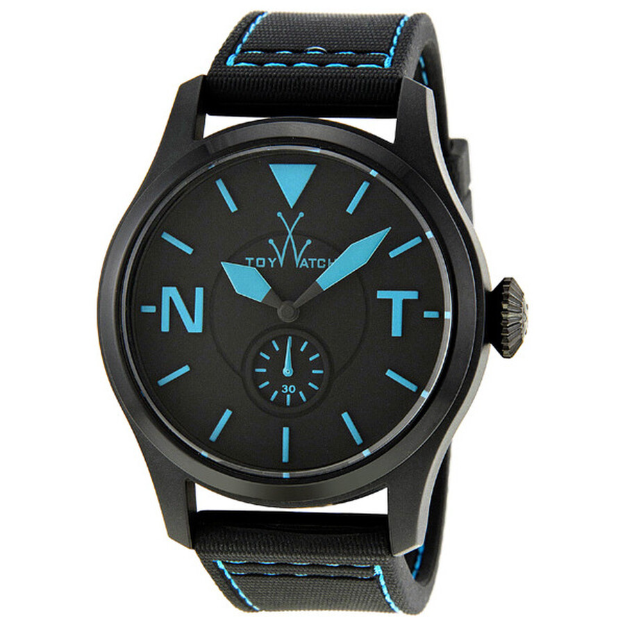 Toy Watch Toy Watch Aviator 2Fly Black and Turquoise Men's Watch ...