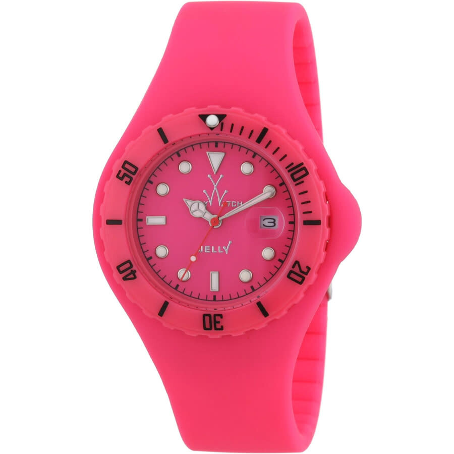 Toy Watch Pink Dial Pink Silicone Unisex Watch JY04PS 8033501914325 ...