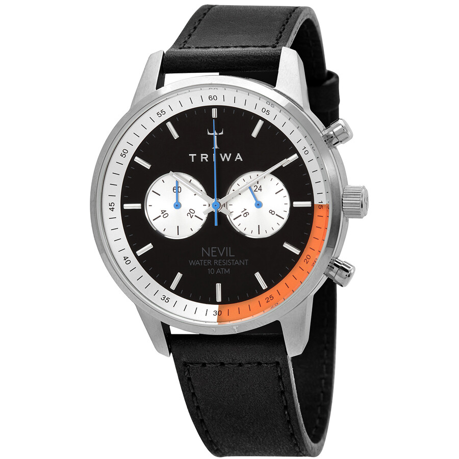 Triwa Strangelove Nevil Quartz Black Dial Men's Watch NEST123SC010112 ...