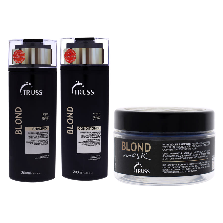 Truss Blond Shampoo, Conditioner and Mask Kit Gift Set Hair Care ...