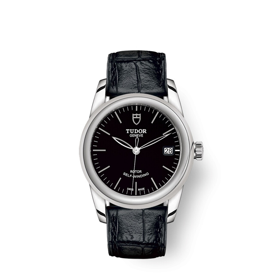 Tudor Glamour Date Automatic Black Dial Watch 55000-0068 - Watches ...