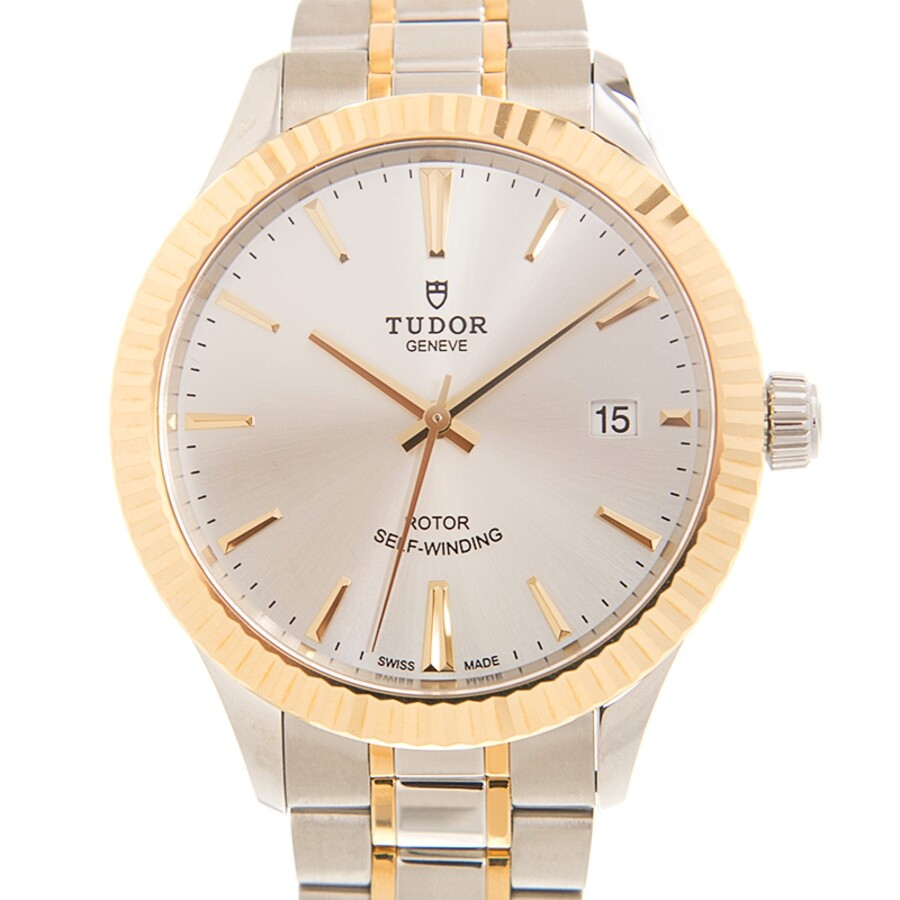 Tudor Style Automatic Silver Dial Watch 12513-65063-SV - Watches, Style ...
