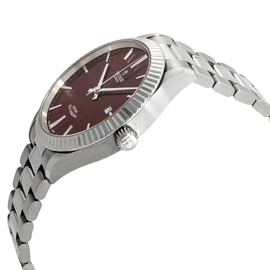 Tudor Style Automatic Burgundy Dial Men's Watch 12710-0015 - Style ...