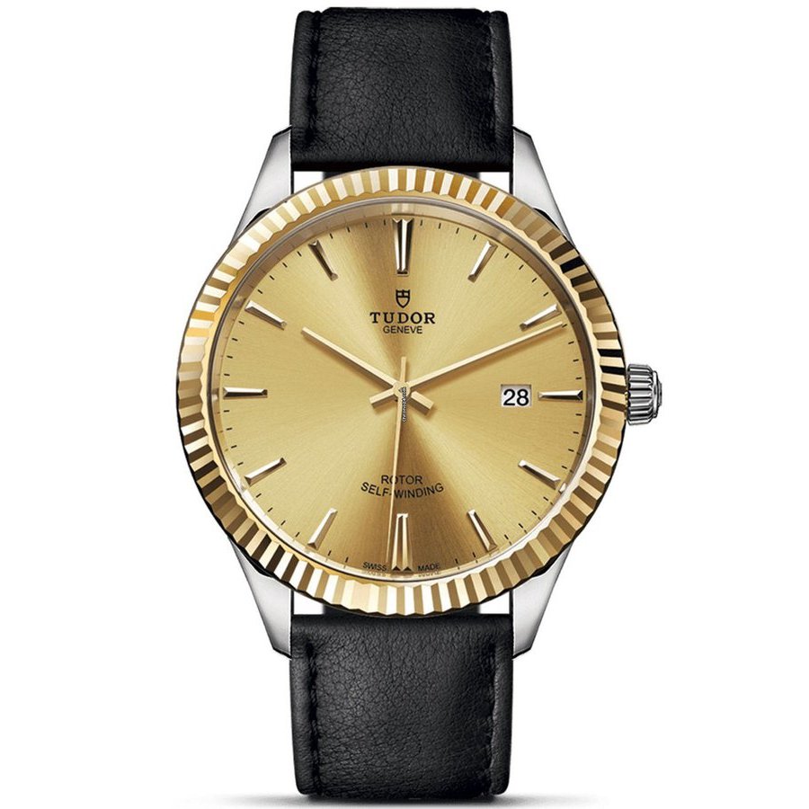 Tudor Style Champagne Dial Ladies Watch 12113-0019 - Watches, Style ...