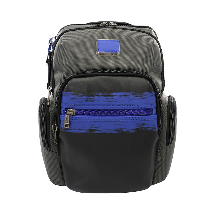 Tumi Brushed Blue Alpha Bravo Norman Nylon Backpack 0232307BBL 0742315551906 - Handbags, Alpha ...