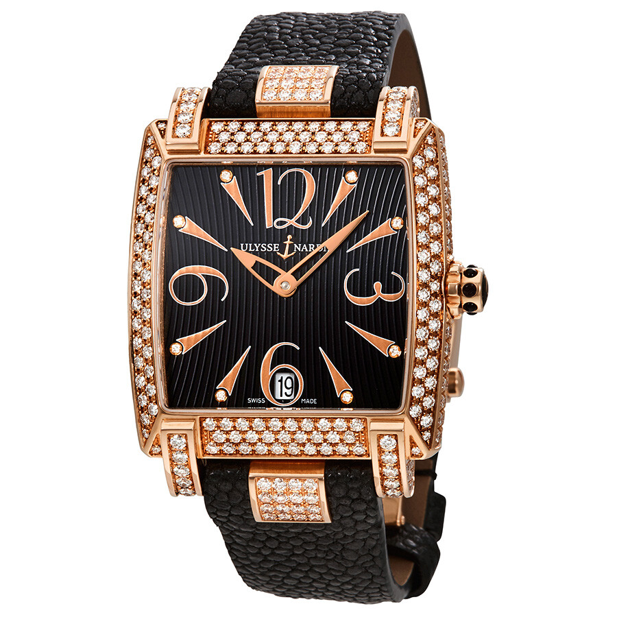 Ulysse Nardin Caprice Automatic Black Dial Galusha Ladies Watch 136 ...
