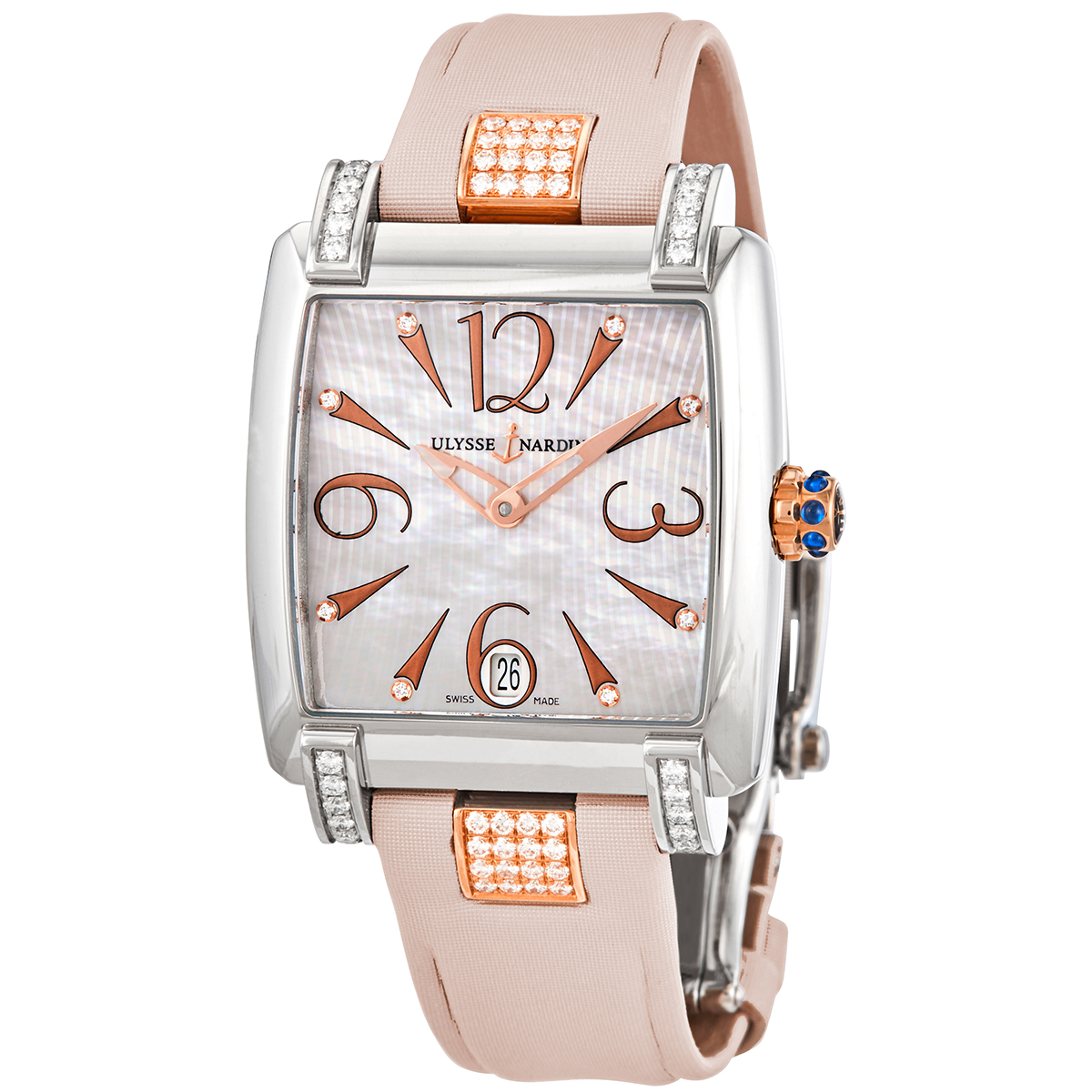 Ulysse Nardin Caprice Mother of Pearl Dial Automatic Ladies Watch 133 ...