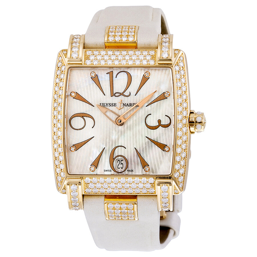 Ulysse Nardin Caprice Automatic Mother of Pearl Dial Diamond Ladies ...