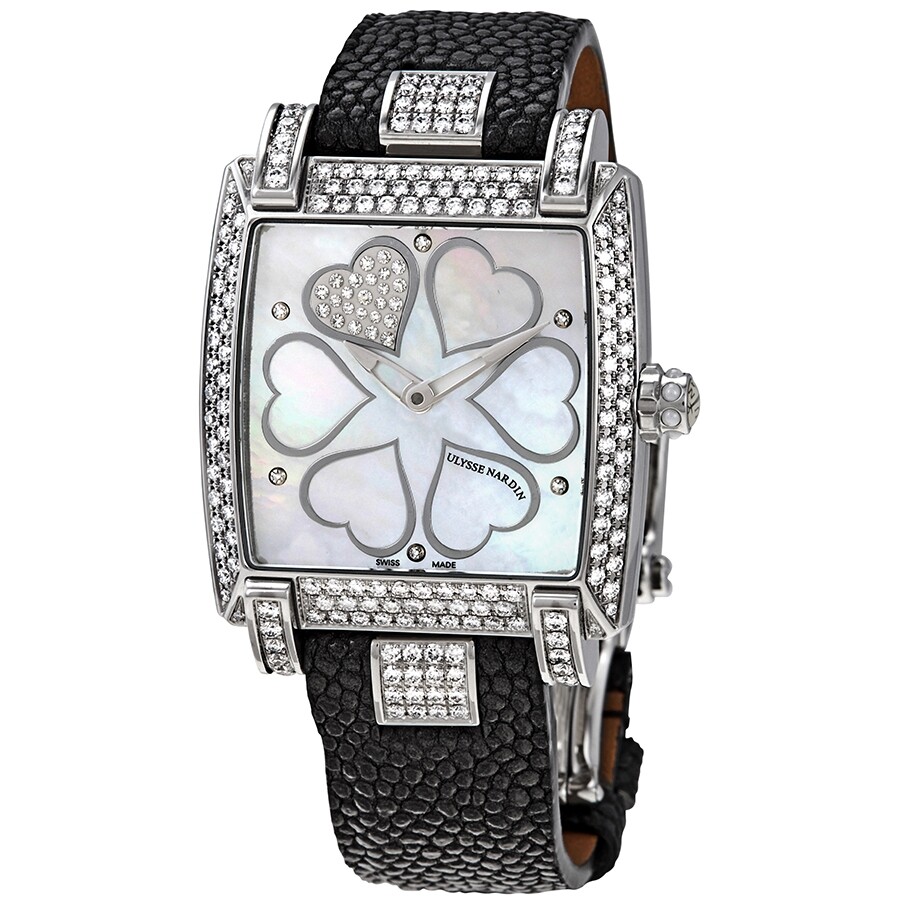 Ulysse Nardin Caprice Automatic Mother of Pearl Dial Stingray Ladies ...