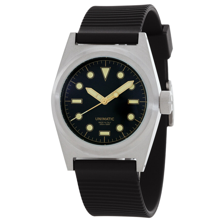 Unimatic Modello Due Automatic Black Dial Men's Watch U2S-8B - Watches ...
