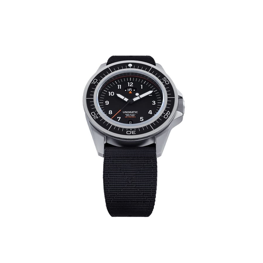 Unimatic Modello Uno GMT Quartz Black Dial Men's Watch UT1-GMT ...