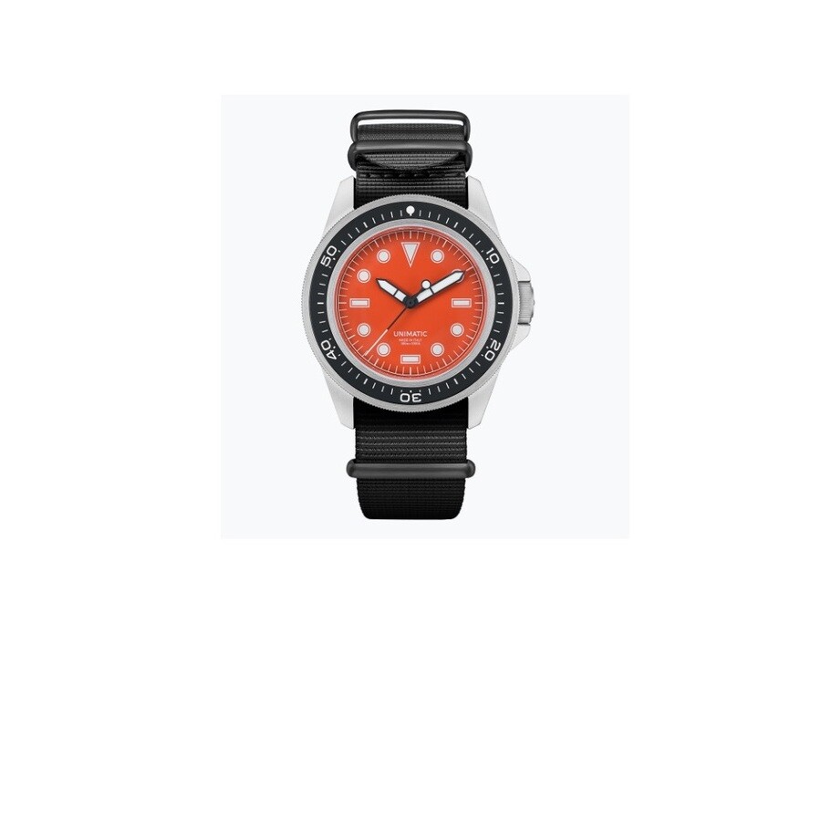 Unimatic Prodiver Modello Uno Automatic Orange Dial Men's Watch U1-PD3 ...