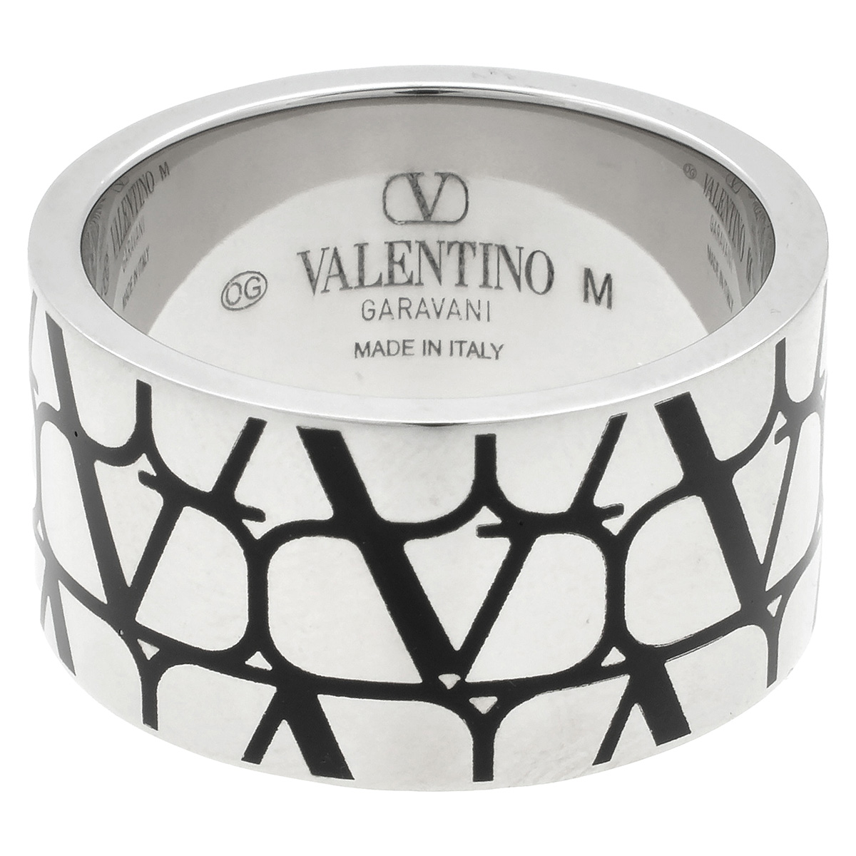Valentino Garavani Garavani Toile Iconographe Ring, Size 22 ...