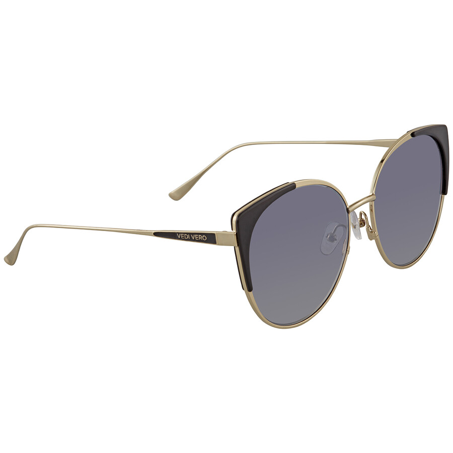 Vedi Vero Butterfly Ladies Sunglasses VE909/BLK60/17/145 8809557740320 ...