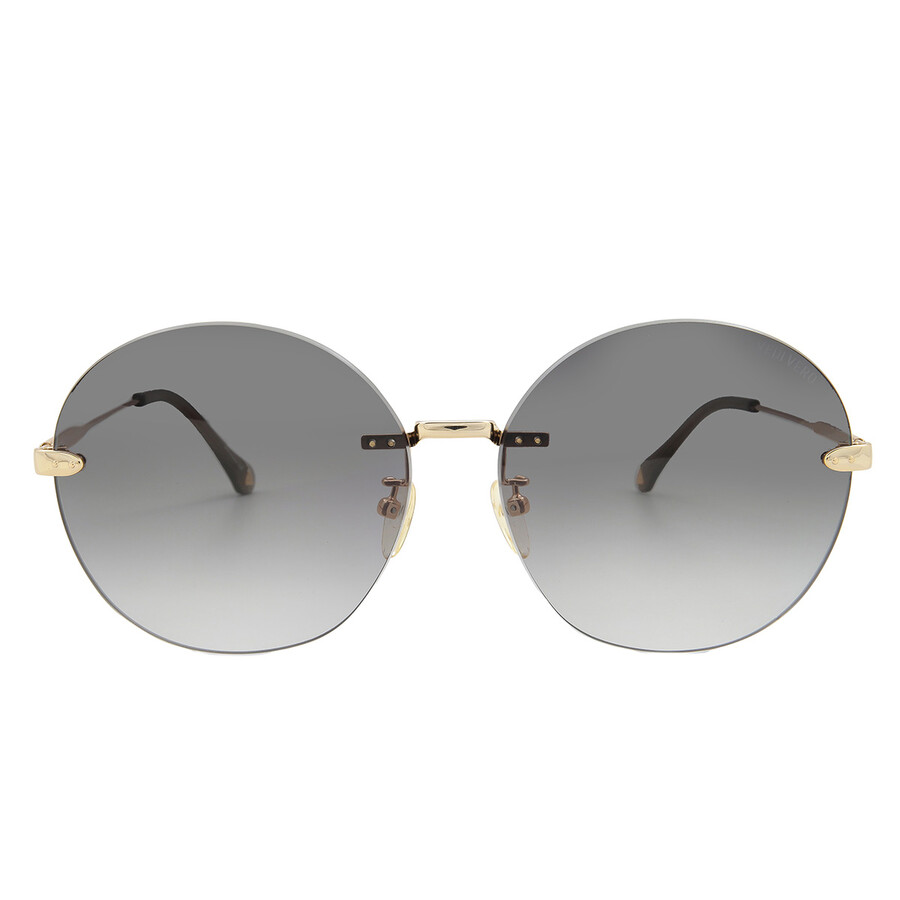Vedi Vero Grey Round Ladies Sunglasses VVA90/KHA 63 191875024755 ...