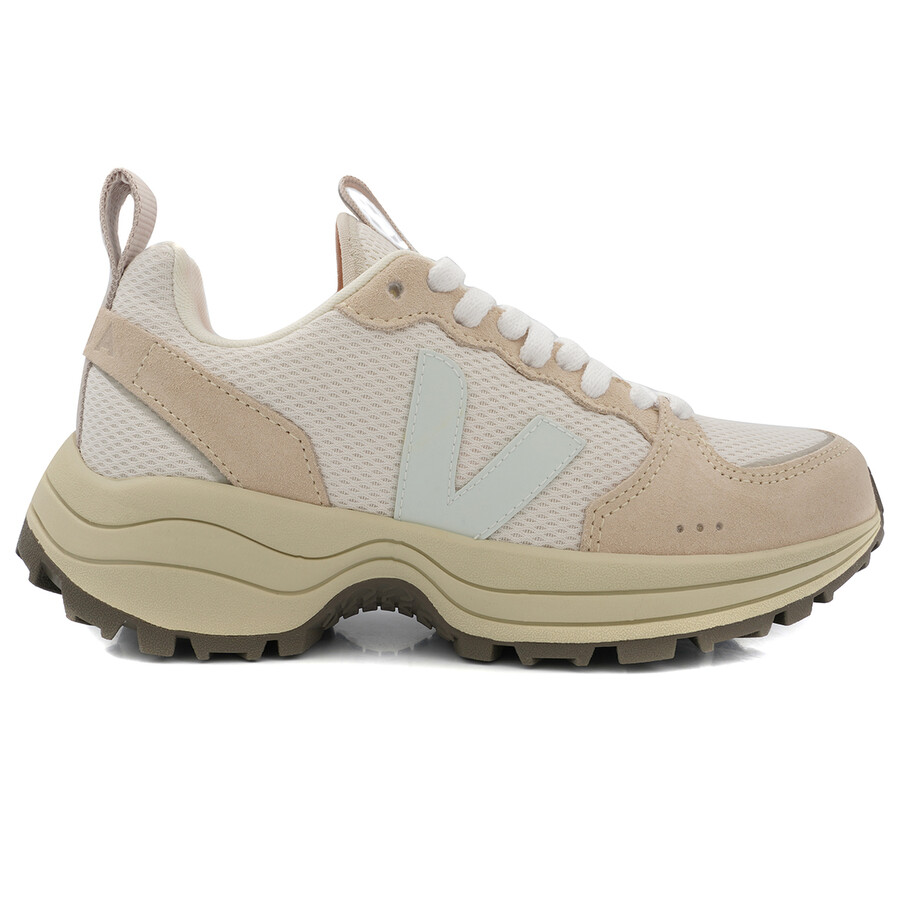 Veja Ladies Gravel / Menthol Venturi Panelled Lace-Up Sneakers, Brand ...
