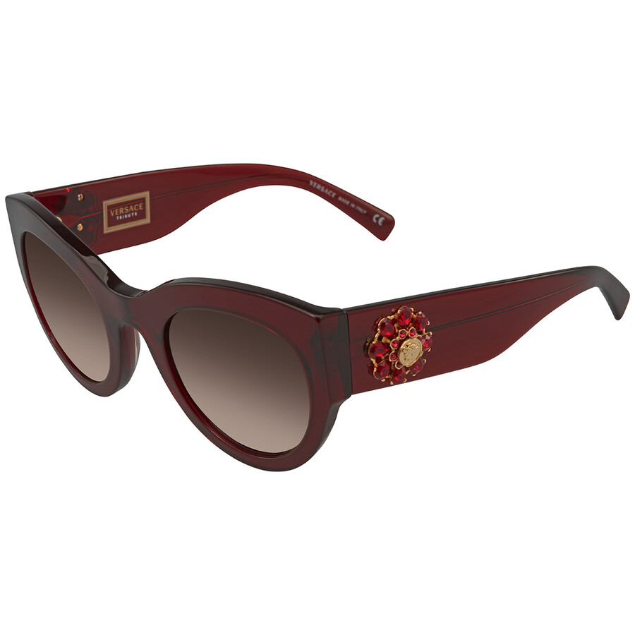 Versace Brown Gradient Round Sunglasses VE4353BM 531713 51 ...