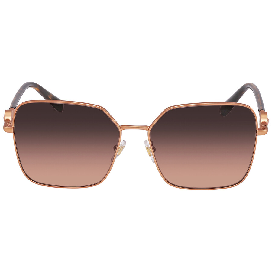 Versace Brown Gradient Square Ladies Sunglasses VE2227 1466G9 59 8056597352840 - Sunglasses ...