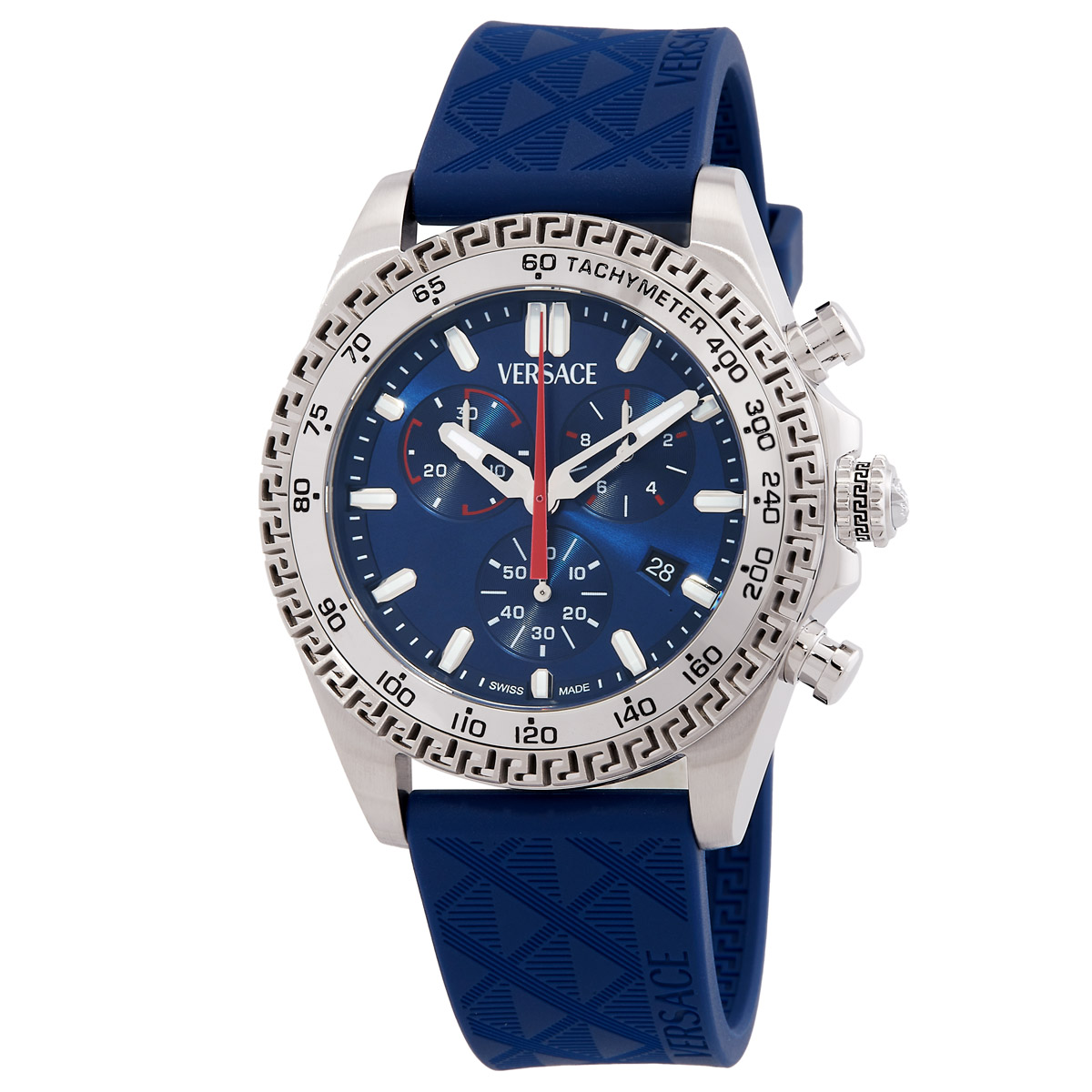 Versace Chronograph Quartz Blue Dial Men's Watch VE9K00724 ...