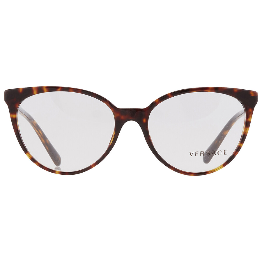 Versace Demo Cat Eye Ladies Eyeglasses VE3298B 108 55 8056597385220 - Eyeglasses - Jomashop