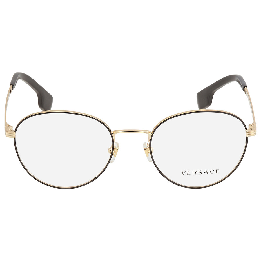 Versace Demo Oval Men's Eyeglasses VE1279 1436 53 VE1279 1436 53 ...