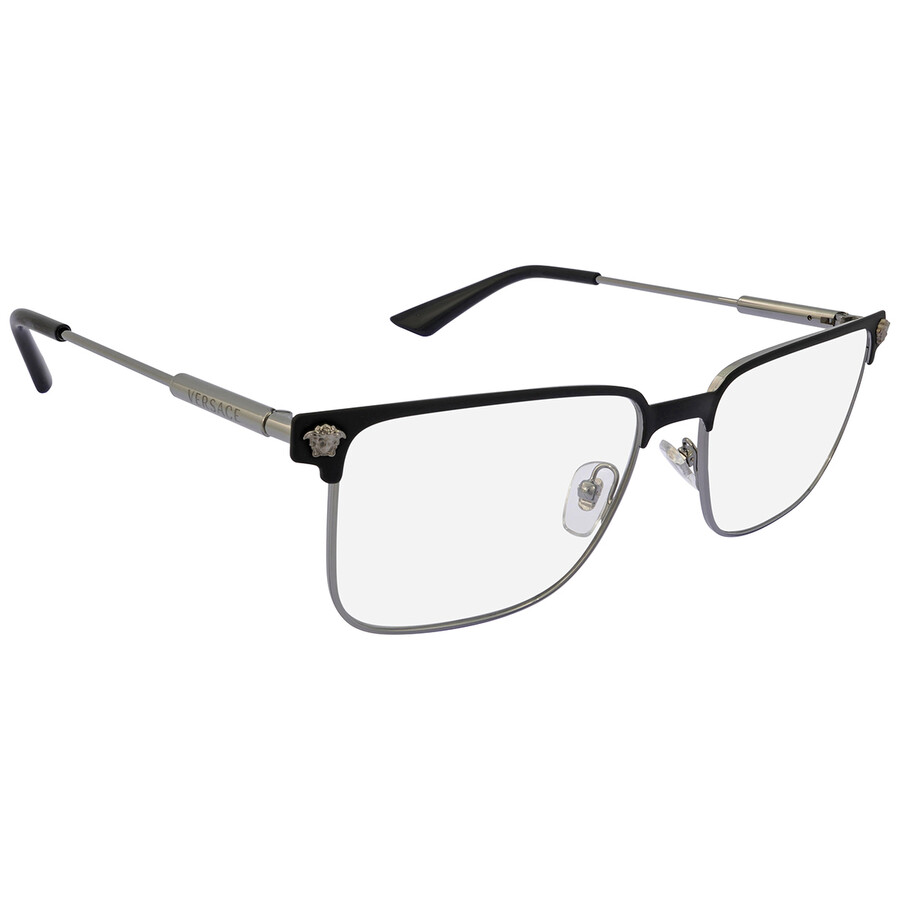 Versace Demo Rectangular Men's Eyeglasses VE1276 1256 55 VE1276 1256 55 ...