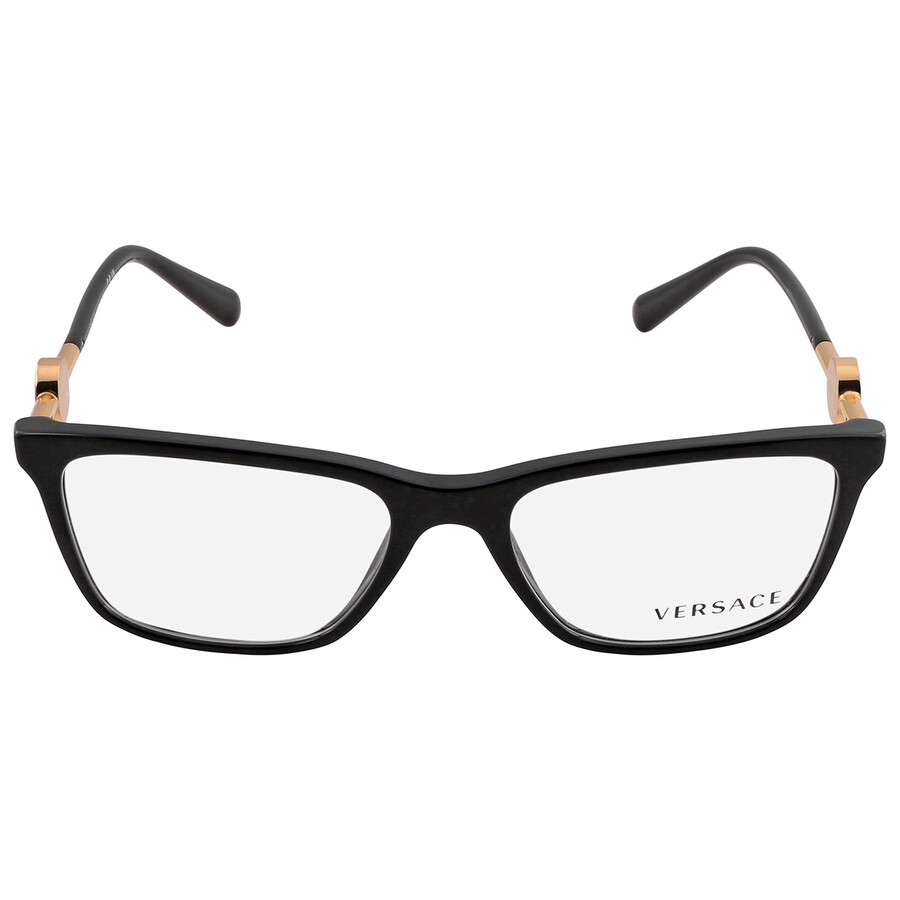 Versace Demo Square Ladies Eyeglasses VE3299B GB1 53 8056597385206 - Eyeglasses - Jomashop