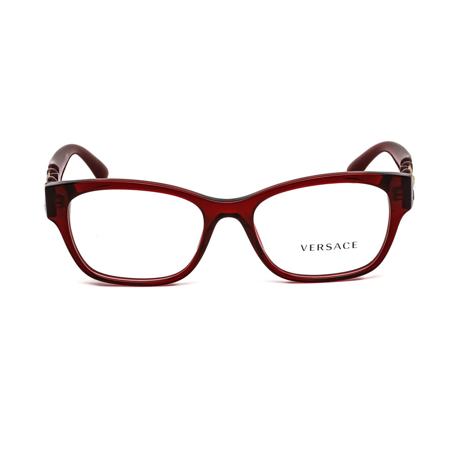 Versace Demo Square Ladies Eyeglasses VE3306 388 52 8056597524407 ...