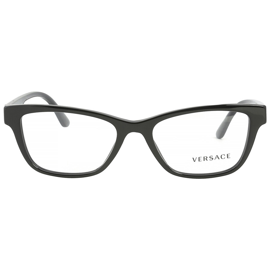 Versace Demo Square Ladies Eyeglasses VE3316 GB1 55 8056597645676 - Eyeglasses - Jomashop