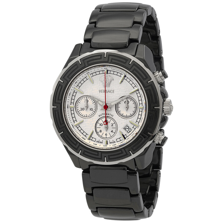 Versace Dv One Chronograph Automatic White Dial Men's Watch ...