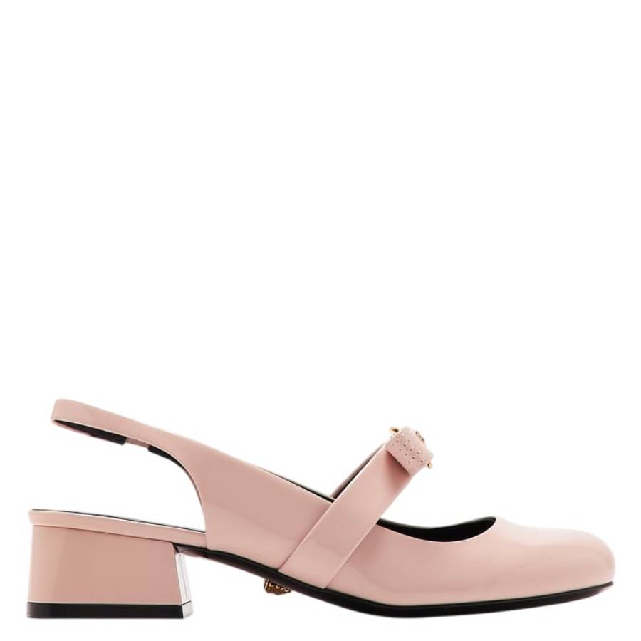 Versace Gianni Ribbon Patent 35 Slingback Pumps, Brand Size 35 ( US ...