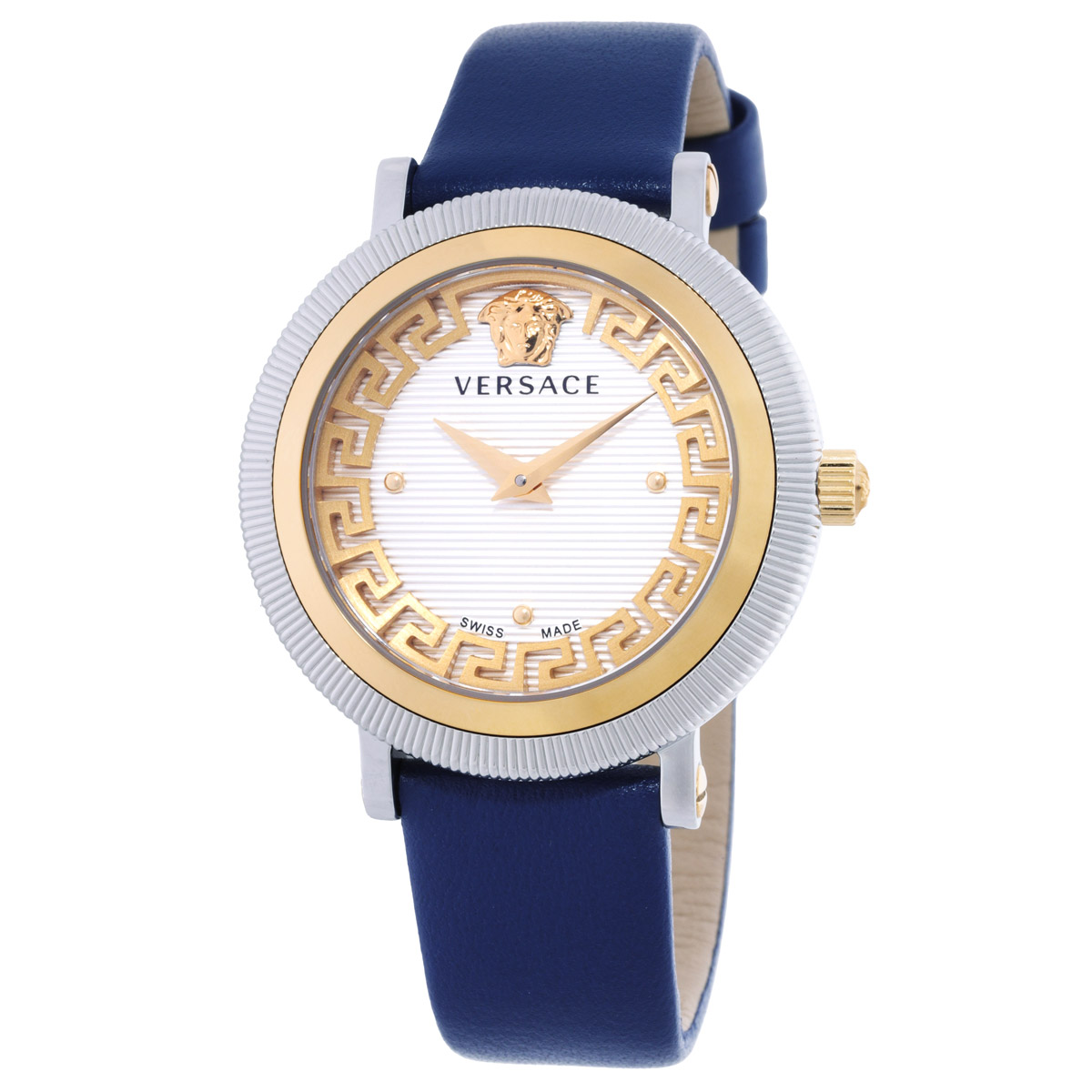 Versace Greca Flourish Quartz Silver Dial Ladies Watch VE7F00223 ...