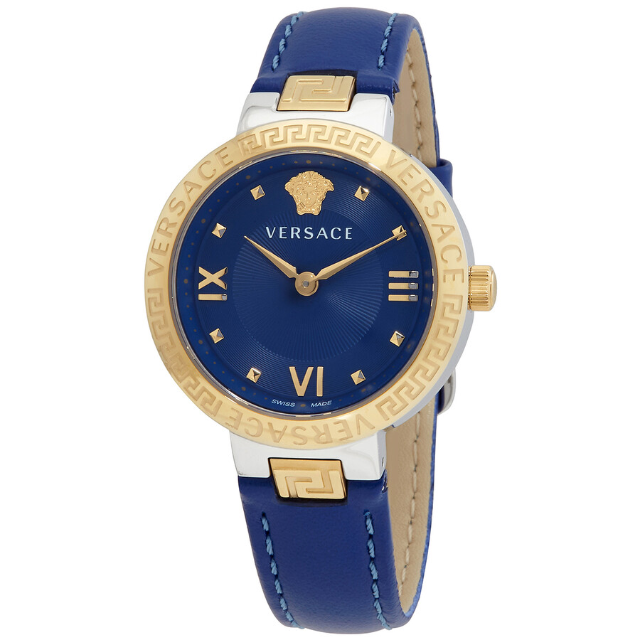 Versace Greca Lady Quartz Blue Dial Ladies Watch VE2K00321 ...