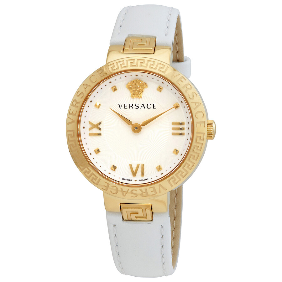 Versace Greca Lady Quartz White Dial Ladies Watch VE2K00421 ...