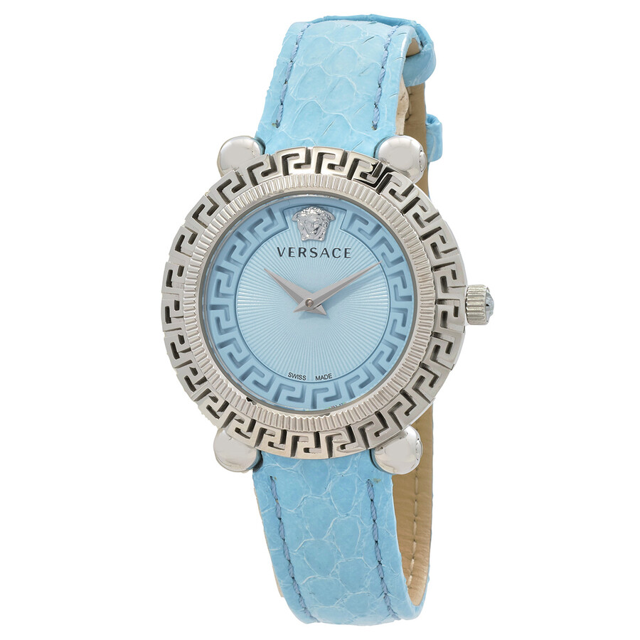 Versace Greca Twist Quartz Light Blue Dial Ladies Watch VE6I00123 ...