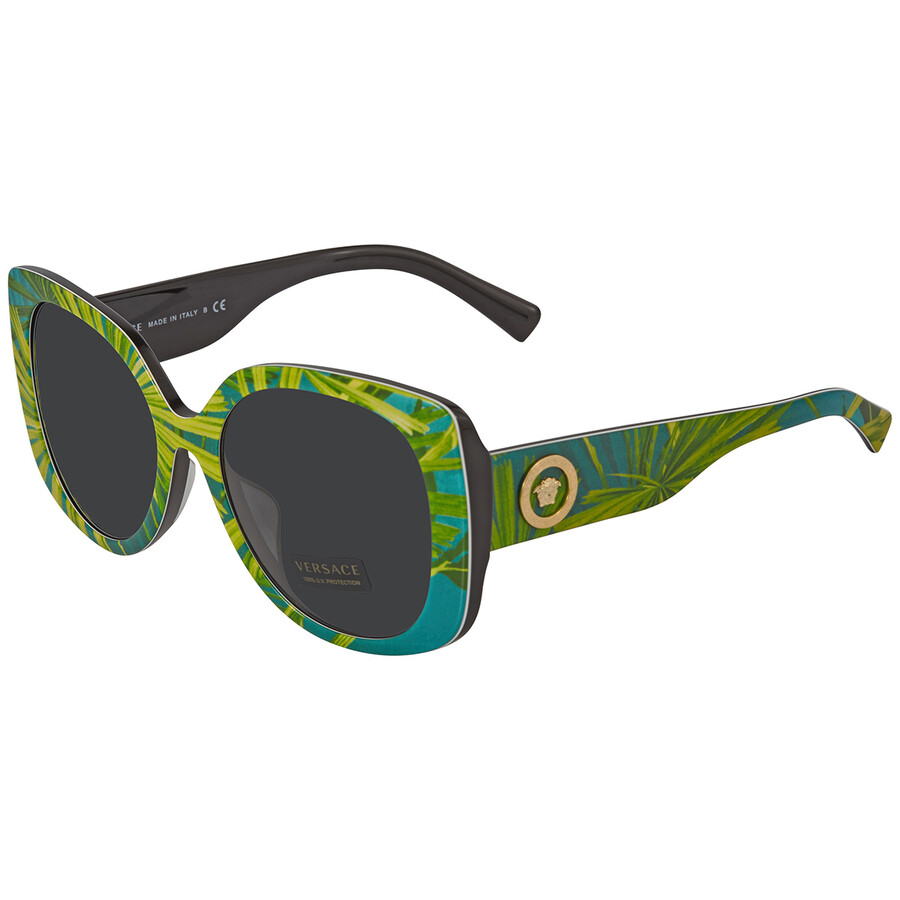 Versace Grey Square Ladies Sunglasses VE4387F 533687 56 8056597234450 ...