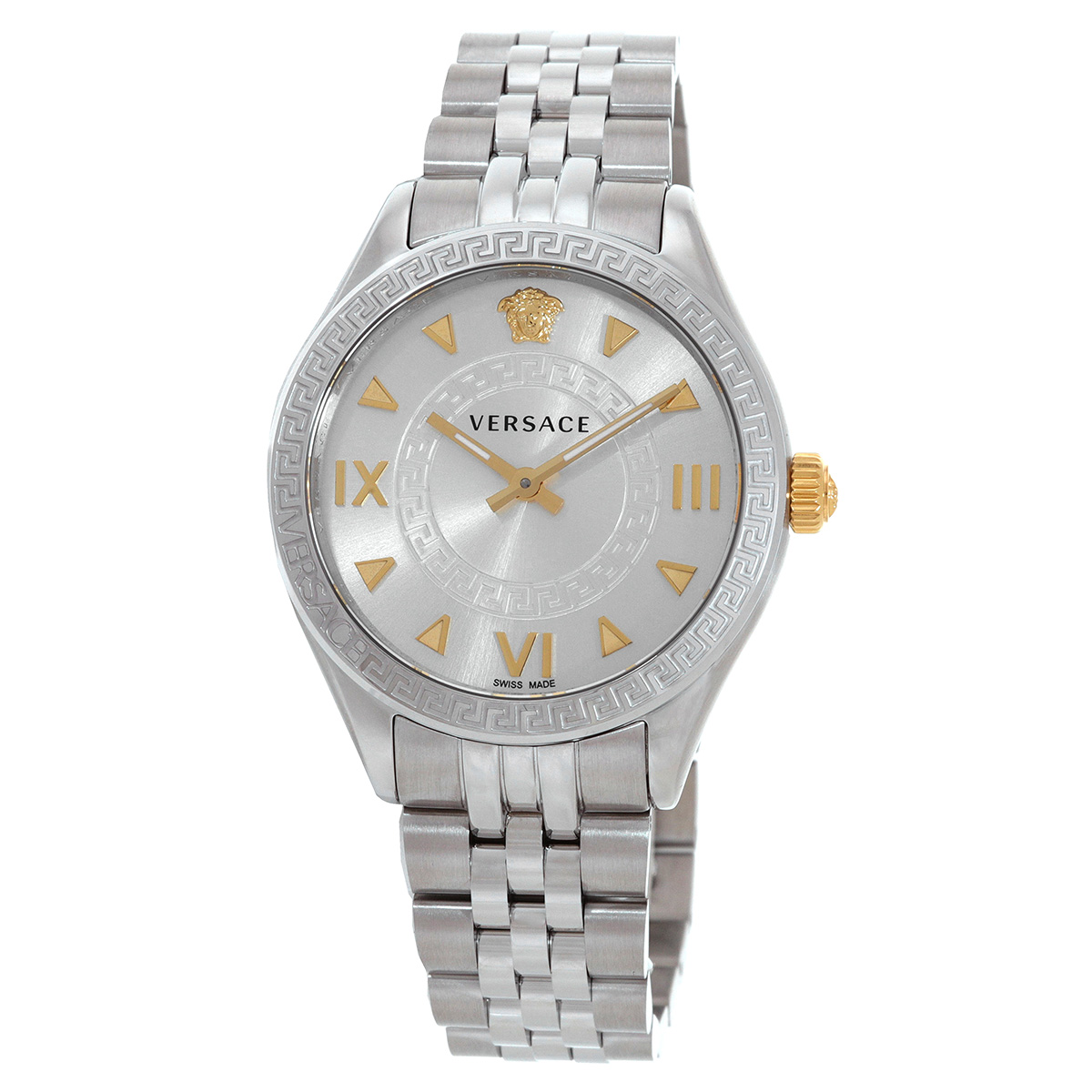 Versace Hellenyium Quartz Silver Dial Ladies Watch VE2S00322 ...