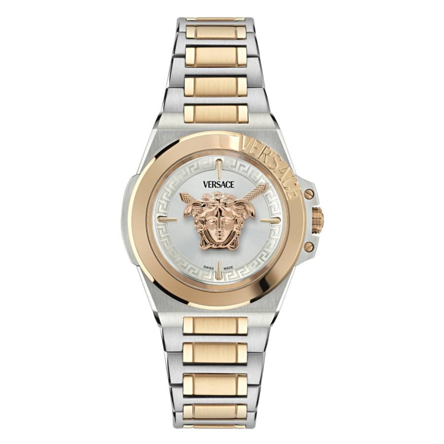Versace Hera Quartz Silver Dial Ladies Watch VE8D00424 7630615148922 ...