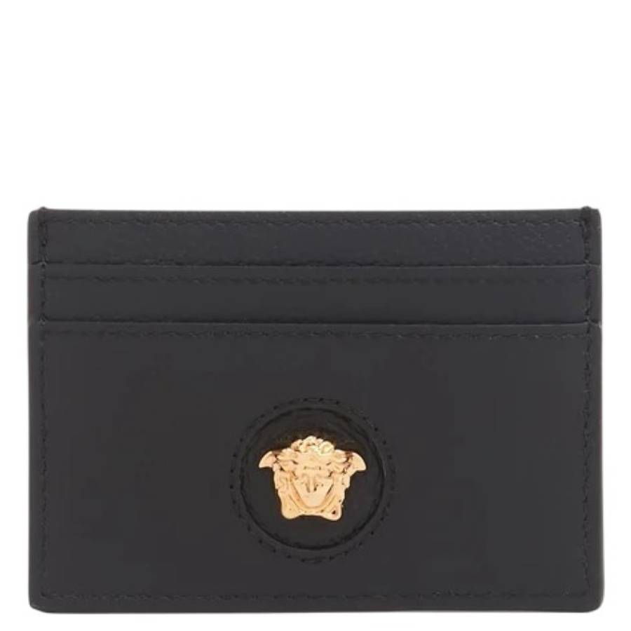 Versace La Medusa Leather Card Case DP3I057DVIT2T-1B00V 8054712268304 ...