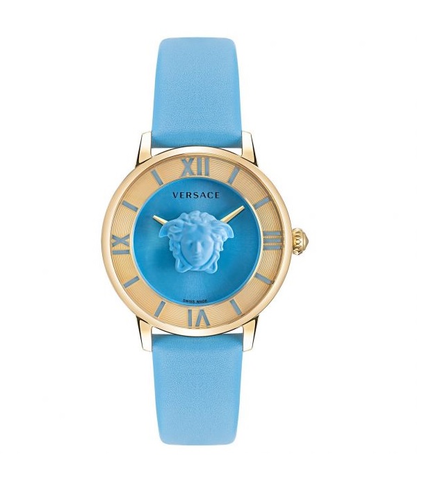 Versace La Medusa Quartz Blue Dial Ladies Watch VE2R00622 7630615105888 ...