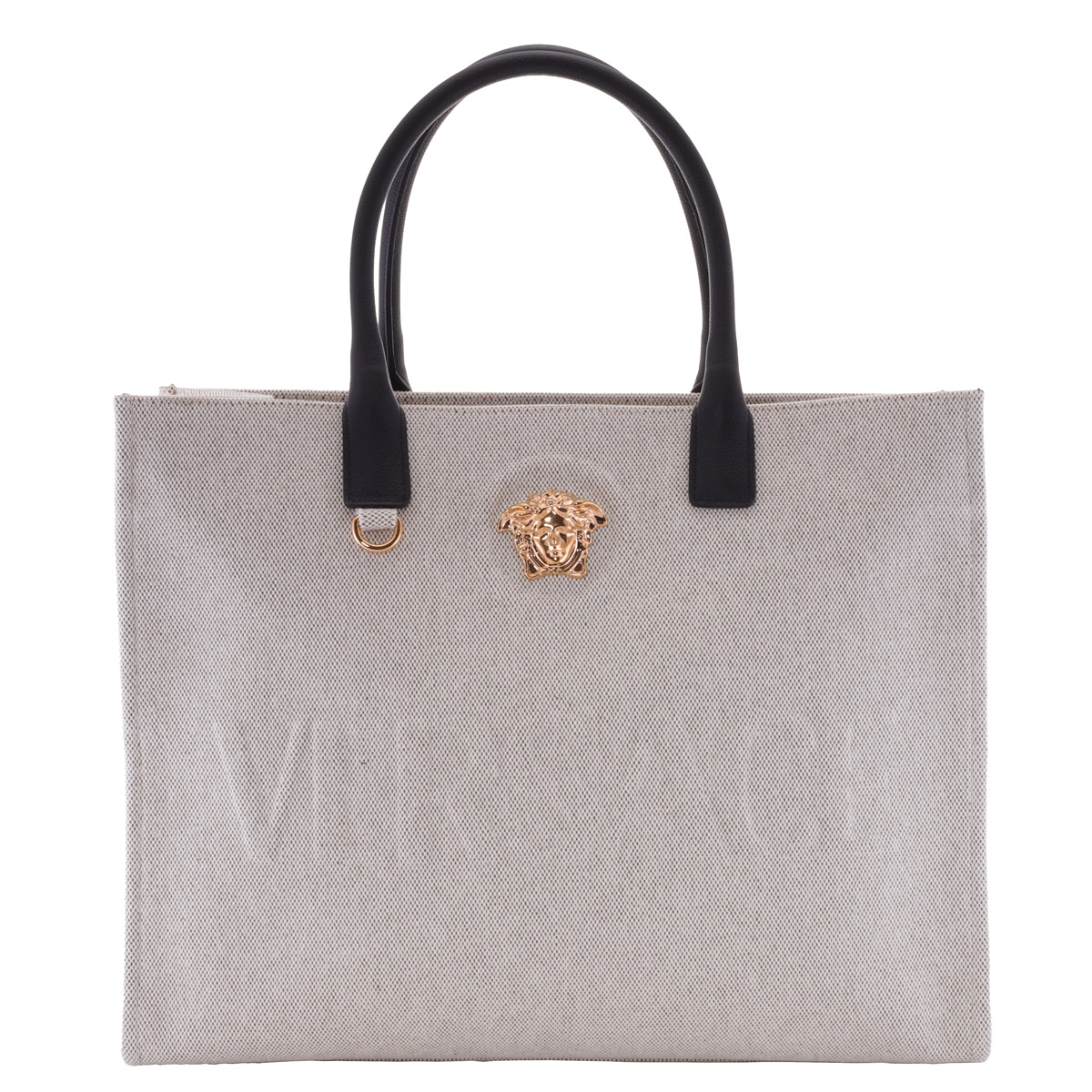 Versace La Medusa Top Handle Bag 1004741_1A03494-ROPE+BLACK-GOLD ...