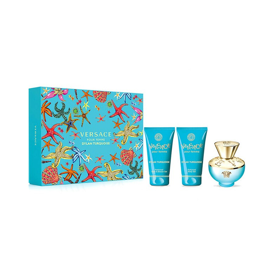 Versace Ladies Dylan Turquoise Gift Set Fragrances 8011003879212 ...