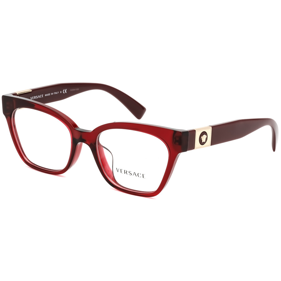 Versace Ladies Red Square Eyeglass Frames VE3294F38853 VE3294F 388 53 ...