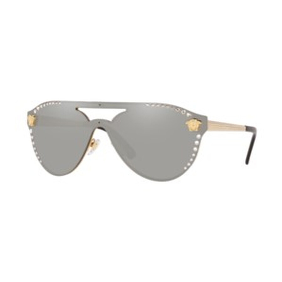 Versace Light Grey Mirror Silver Sunglasses 0VE2161B 10026G42 ...