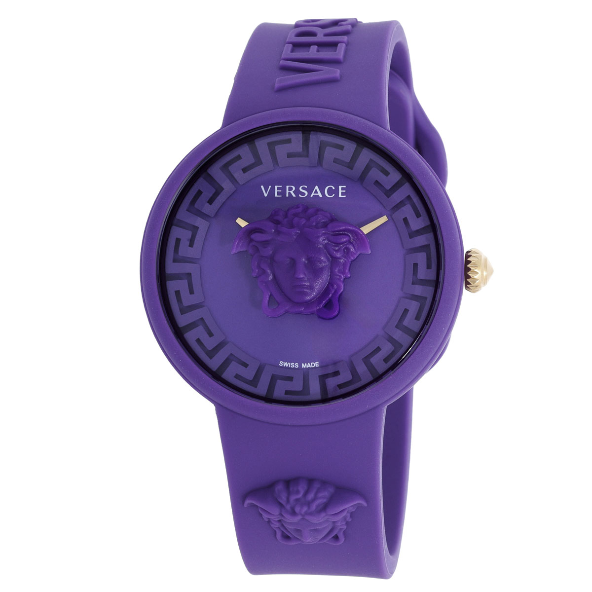 Versace Medusa Quartz Purple Dial Ladies Watch VE6G00823 7630615137315 ...