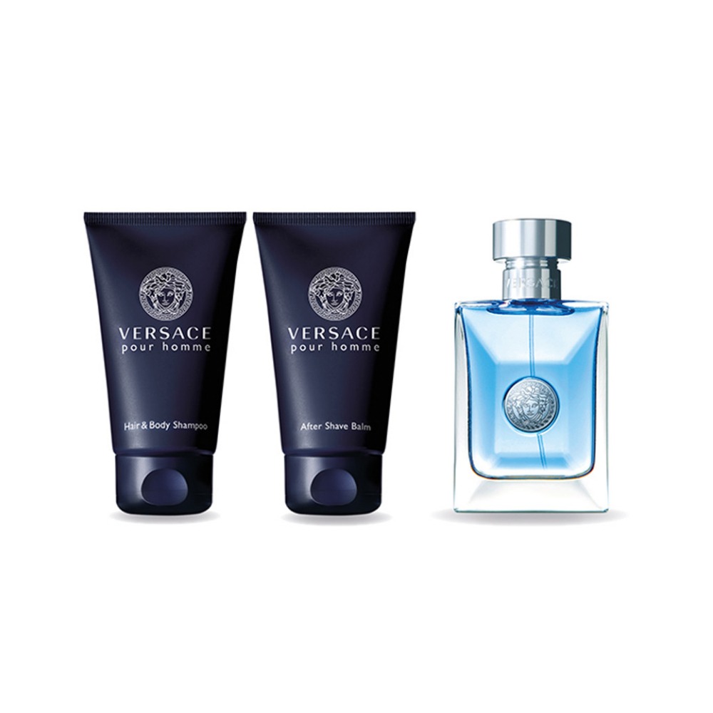 Versace Men's Pour Homme 3pcs EDT Gift Set Fragrances 8011003879311 ...